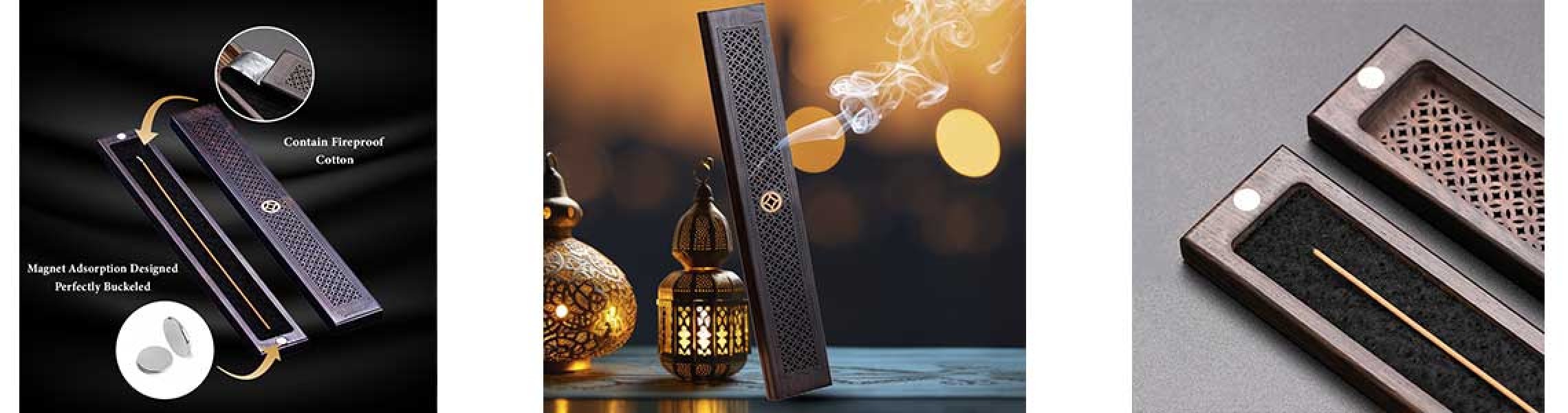 Sandalwood Incense Burner for Incense Sticks